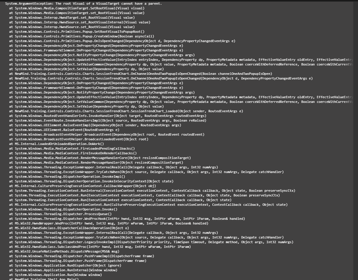 Opening A Popup Throws Exception Microsoft Qanda